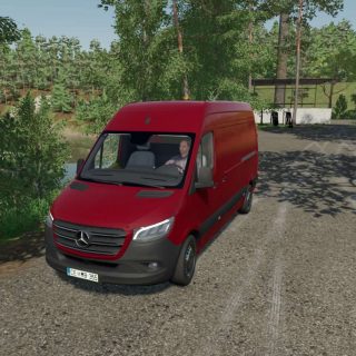 MERCEDES BENZ SPRINTER 2021 V1.0 FS22 Mod | Farming Simulator 22 Mod