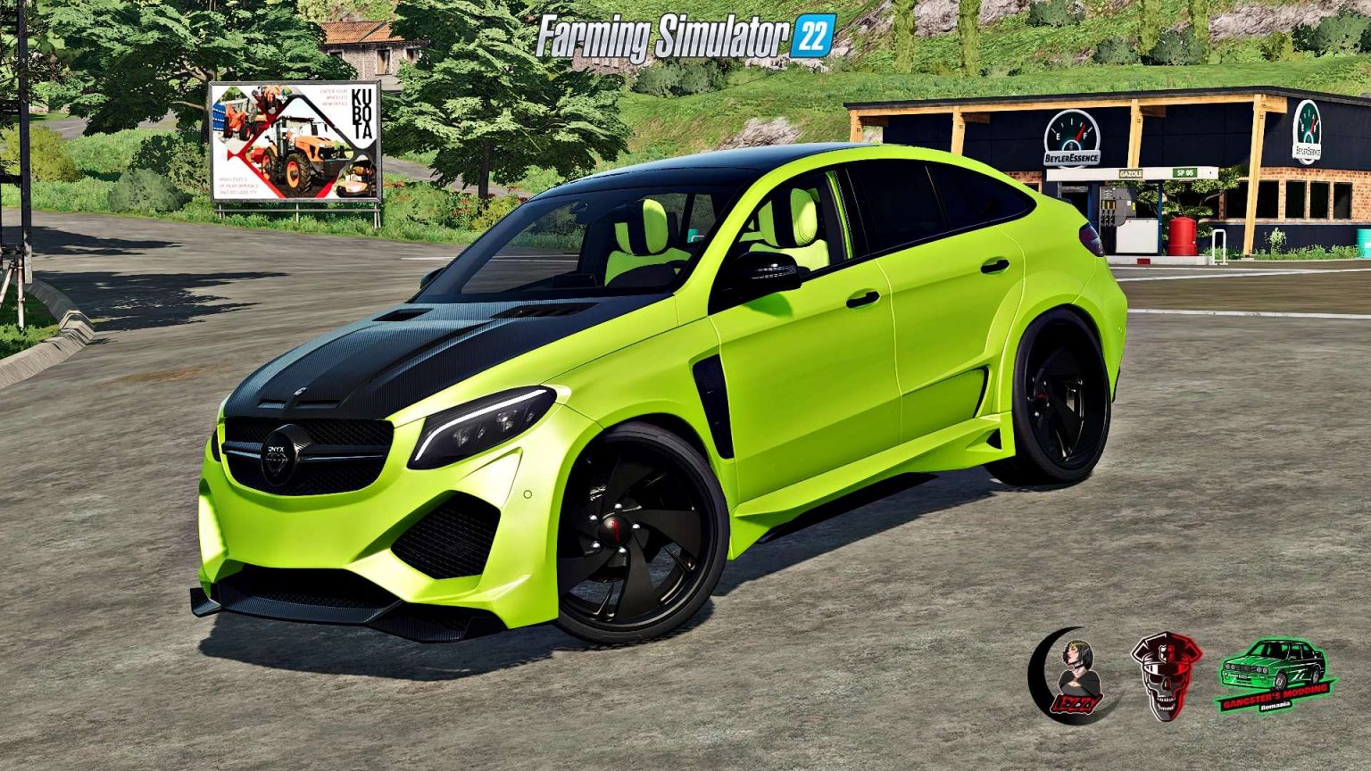 Mercedes Gle Coupe 2018 V1.0 FS22 Mod | Farming Simulator 22 Mod
