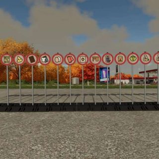 Multi Sign v1.0 FS22 Mod | Farming Simulator 22 Mod