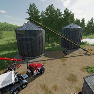 Multifruit Meridian Silo Pack v1.0 FS22 Mod | Farming Simulator 22 Mod