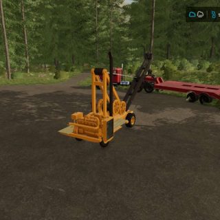 Old logging crane v1.0 FS22 Mod | Farming Simulator 22 Mod