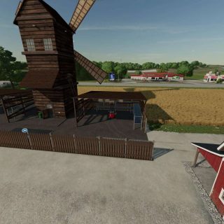 WINDMILL – OLD STYLE - ROTARY v1.0 FS22 Mod | Farming Simulator 22 Mod