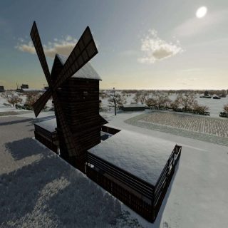 WINDMILL – OLD STYLE - ROTARY v1.0 FS22 Mod | Farming Simulator 22 Mod