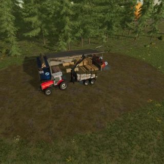 Wood Production Set v1.0 FS22 Mod | Farming Simulator 22 Mod