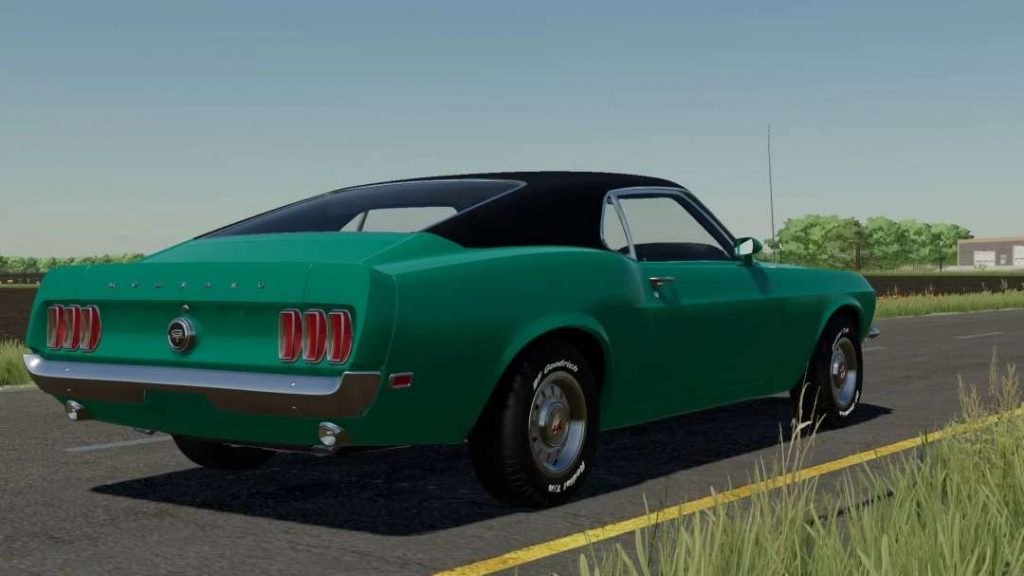 1969 Ford Mustang v1.0 FS22 Mod | Farming Simulator 22 Mod