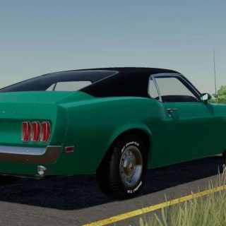 1969 Ford Mustang v1.0 FS22 Mod | Farming Simulator 22 Mod