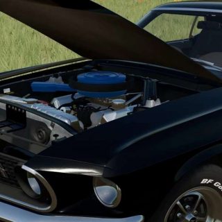 1969 Ford Mustang v1.0 FS22 Mod | Farming Simulator 22 Mod