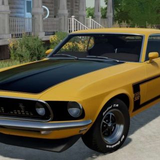 1969 Ford Mustang v1.0 FS22 Mod | Farming Simulator 22 Mod