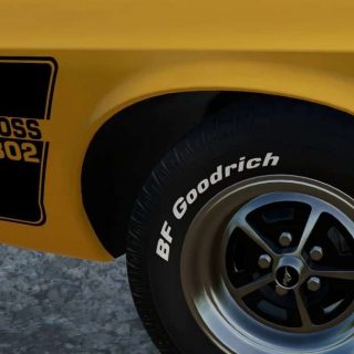 1969 Ford Mustang v1.0 FS22 Mod | Farming Simulator 22 Mod