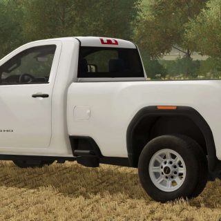 2020 GMC 3500HD Single Cab Long Bed V1.0 FS22 Mod | Farming Simulator ...
