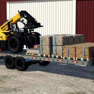 20Ft Gooseneck Trailers Pack v1.0 FS22 Mod | Farming Simulator 22 Mod