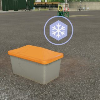 Road salt box V1.0 FS22 Mod | Farming Simulator 22 Mod