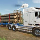 Australian Logging Trailers v1.1 FS22 Mod | Farming Simulator 22 Mod