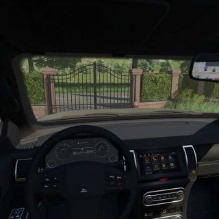 Brick Fence With Sliding Gates v1.0 FS22 Mod | Farming Simulator 22 Mod