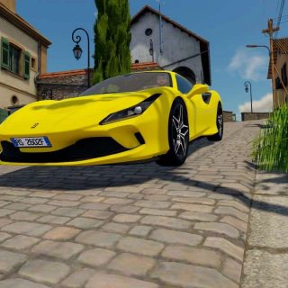 Ferrari F8 Tributo v1.0 FS22 Mod | Farming Simulator 22 Mod
