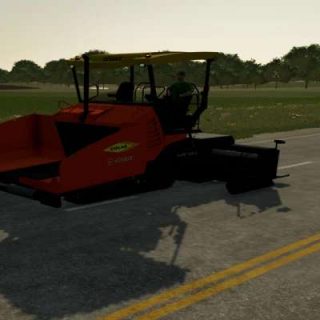 FINISHER VOGELE SUPER 1600 COLAS v1.0 FS22 Mod | Farming Simulator 22 Mod