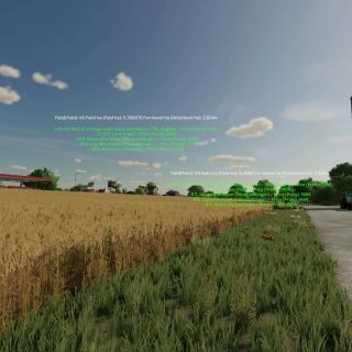 Field Statistics Data v1.0 FS22 Mod | Farming Simulator 22 Mod