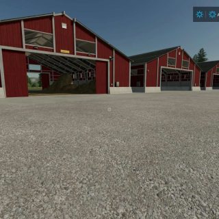 Placeable Large Sheds v1.0 FS22 Mod | Farming Simulator 22 Mod