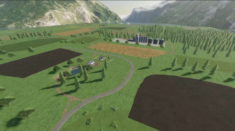 Split Mountain Ranch v1.0 FS22 Mod | Farming Simulator 22 Mod