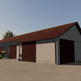 Garage With Sliding Doors v1.0.0.1 FS22 Mod | Farming Simulator 22 Mod