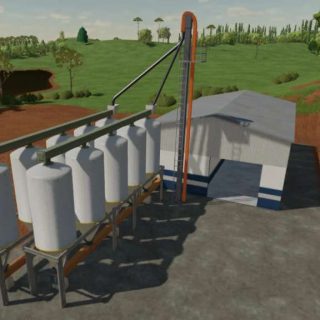 Grain Mill BR v1.0 FS22 Mod | Farming Simulator 22 Mod