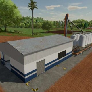 Grain Mill BR v1.0 FS22 Mod | Farming Simulator 22 Mod