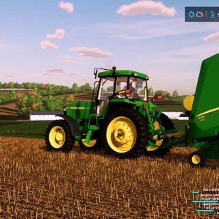 John Deere 560M with Net Wrap Addon v1.0 FS22 Mod | Farming Simulator ...