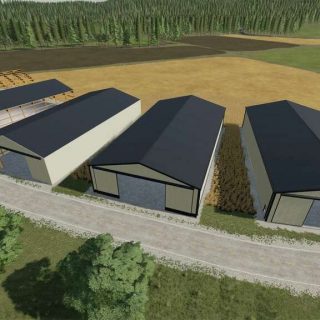 Lage Pole Barn v1.0 FS22 Mod | Farming Simulator 22 Mod