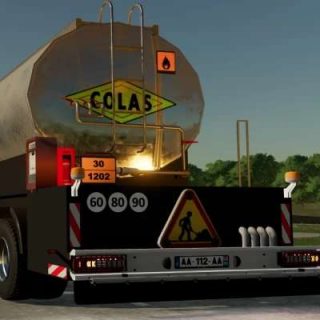 LANDER 8X4 REPANDEUSE COLAS v1.0 FS22 Mod | Farming Simulator 22 Mod
