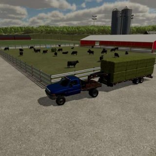 Lizard Gooseneck Bale Trailer (autoload) v1.0 FS22 Mod | Farming ...