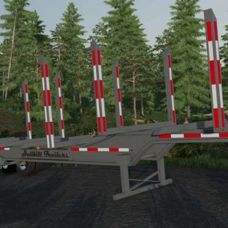 Lizard Tri Axle Log Trailer v1.0 FS22 Mod | Farming Simulator 22 Mod
