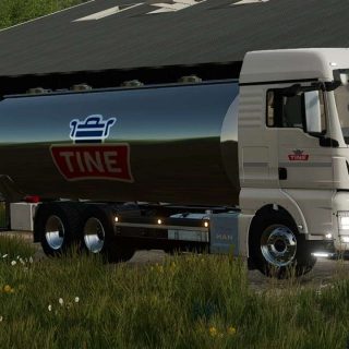 MAN Milk Transport v1.0 FS22 Mod | Farming Simulator 22 Mod