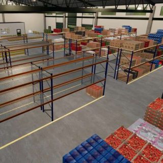 Medium Sized Warehouse v1.0 FS22 Mod | Farming Simulator 22 Mod