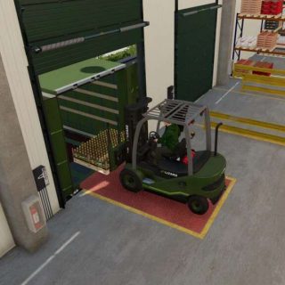 Medium Sized Warehouse v1.0 FS22 Mod | Farming Simulator 22 Mod