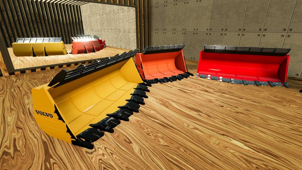 Multi Brand Bucket Pack V1.0 FS22 Mod | Farming Simulator 22 Mod