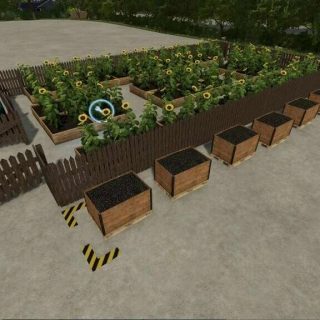 Open Air Garden v1.1 FS22 Mod | Farming Simulator 22 Mod