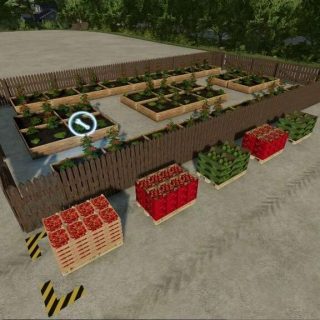 Open Air Garden v1.1 FS22 Mod | Farming Simulator 22 Mod