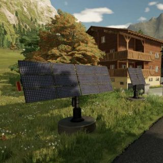Placeable Solar Panels v1.0 FS22 Mod | Farming Simulator 22 Mod