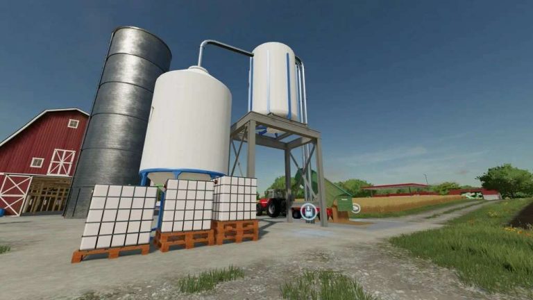 Placeable Storage Silo v1.0.1 FS22 Mod | Farming Simulator 22 Mod
