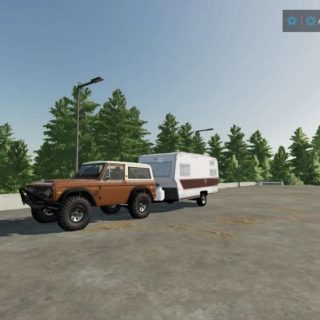 Small Camper v1.0 FS22 Mod | Farming Simulator 22 Mod