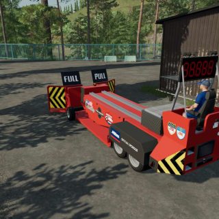 Tractor Pulling Sled v1.0 FS22 Mod | Farming Simulator 22 Mod
