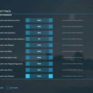 Tree Growth Manager v1.0 FS22 Mod | Farming Simulator 22 Mod
