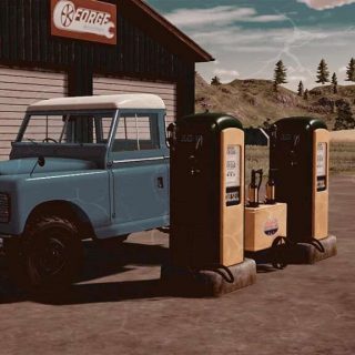 Vintage Fuel Pump v1.0 FS22 Mod | Farming Simulator 22 Mod