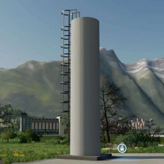 Water Tower v1.0 FS22 Mod | Farming Simulator 22 Mod