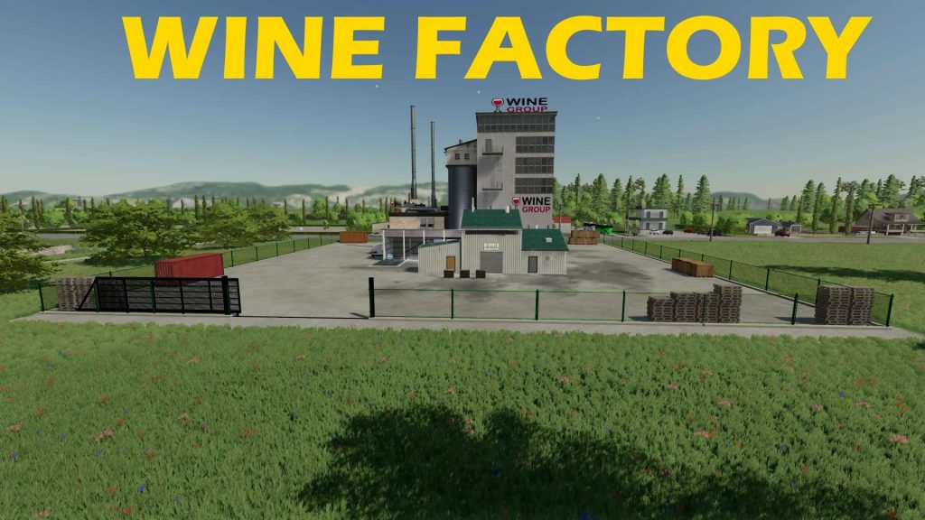 Wine Factory V1.1 FS22 Mod | Farming Simulator 22 Mod