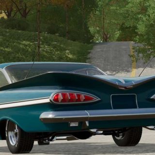 1959 Chevrolet Impala v2.0 FS22 Mod | Farming Simulator 22 Mod