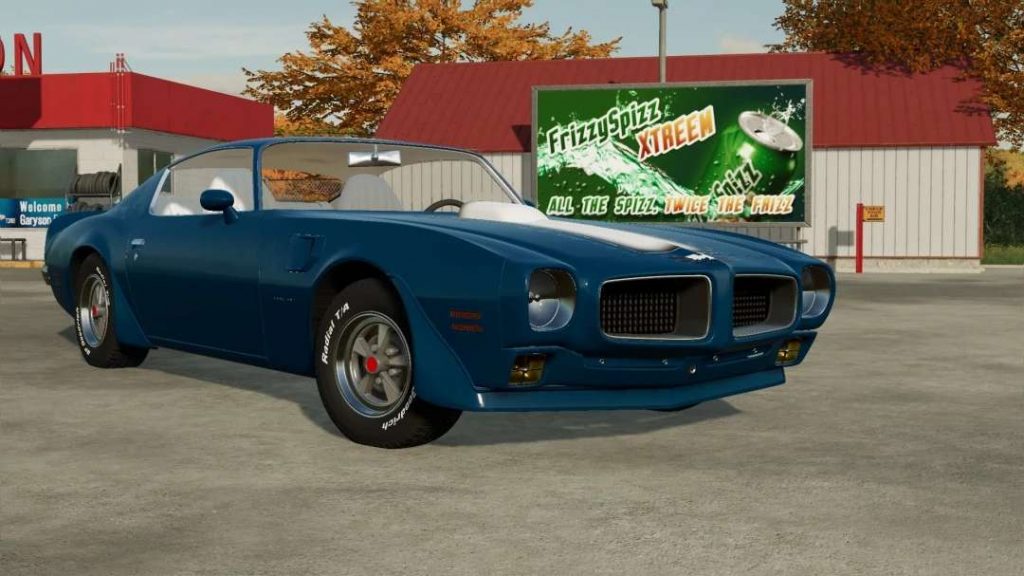 1970 Pontiac Firebird/Trans Am v1.0 FS22 Mod | Farming Simulator 22 Mod