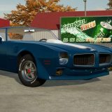 1970 Pontiac Firebird/Trans Am v1.0 FS22 Mod | Farming Simulator 22 Mod