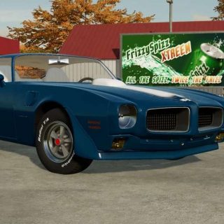 1970 Pontiac Firebird/Trans Am v1.0 FS22 Mod | Farming Simulator 22 Mod