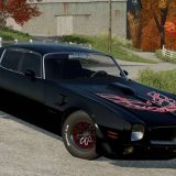 1970 Pontiac Firebird/Trans Am v1.0 FS22 Mod | Farming Simulator 22 Mod